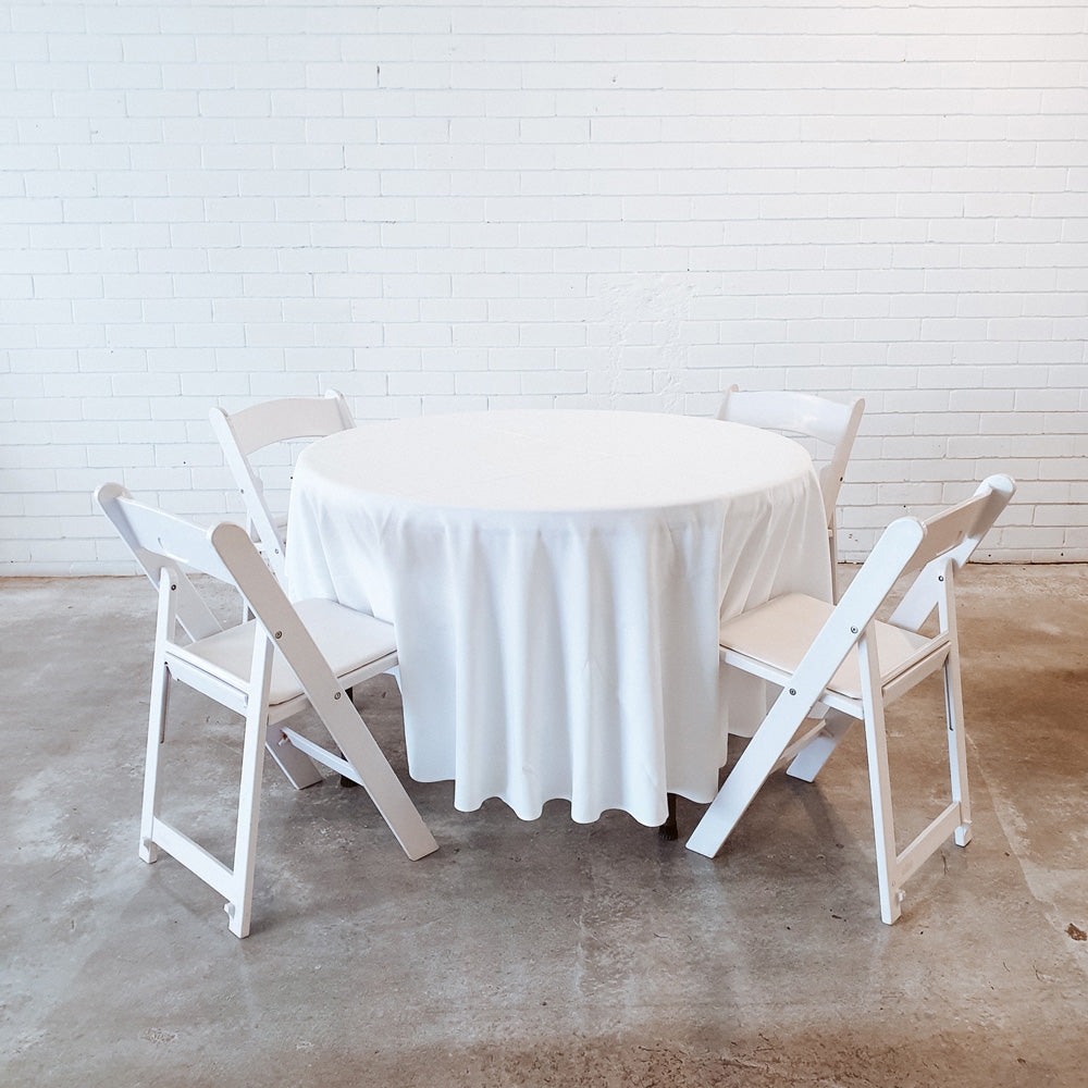 1.2m Round Table, Seats 6 – Welcome to Select Events — formerly Ede Events